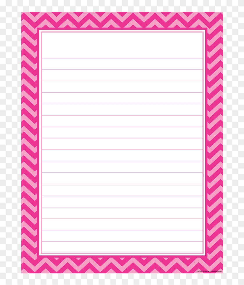 Tcr7580 Hot Pink Chevron Lined Chart Image - Classroom Clipart ...