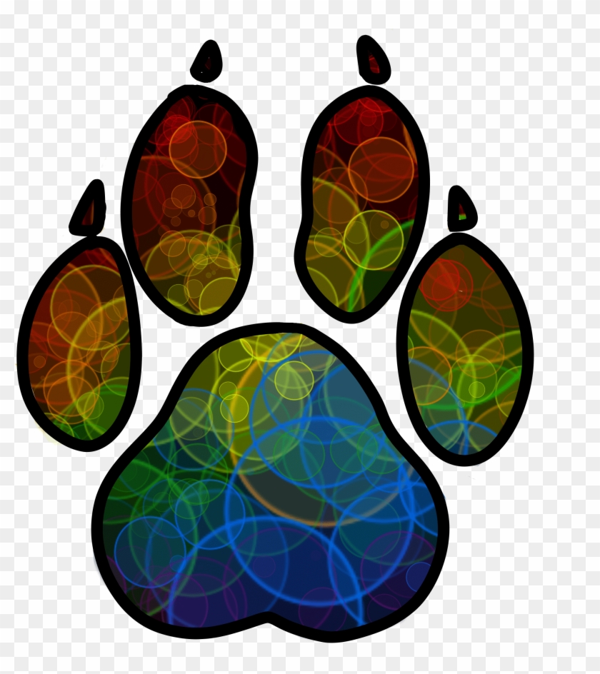 Rainbow Clipart Dog Rainbow Dog Paw Print PNG Image With, 40% OFF