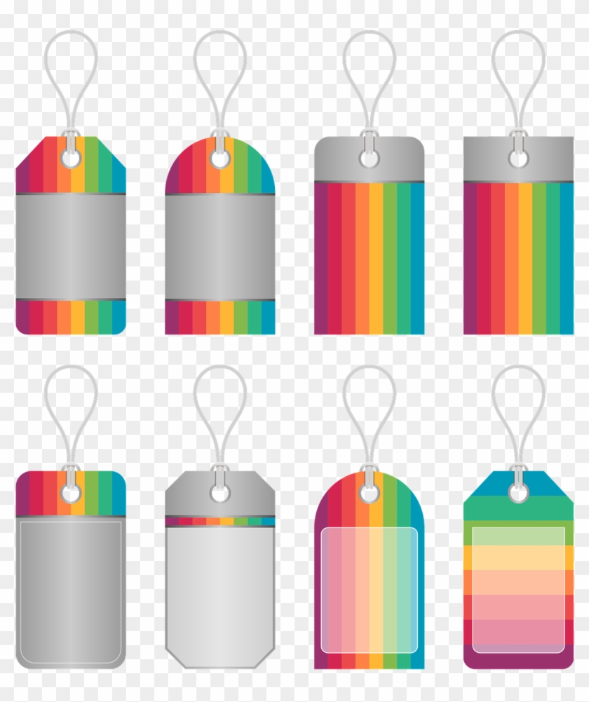 Price Tags, Ribbon, Colorful, Rainbow, Design - Rainbow Price Tag ...
