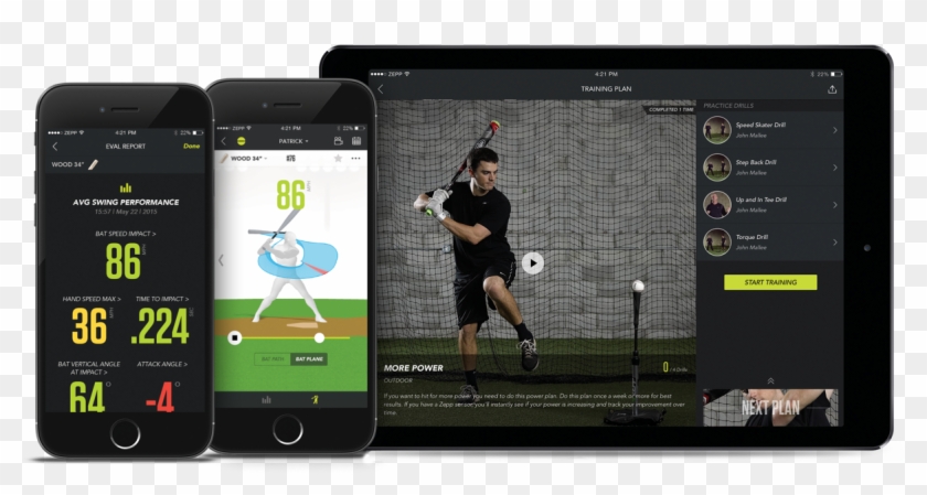 Baseball Batting App Clipart (#367087) - PikPng