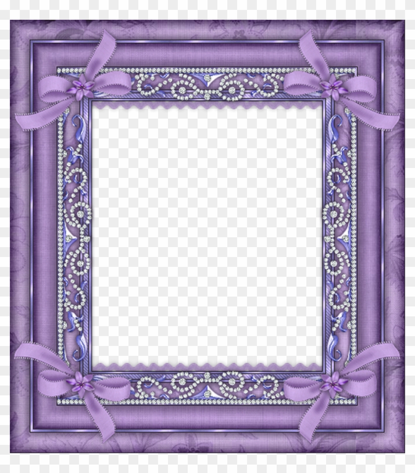 View Full Size - Frame Purple Transparent Background Clipart (#3648936 ...
