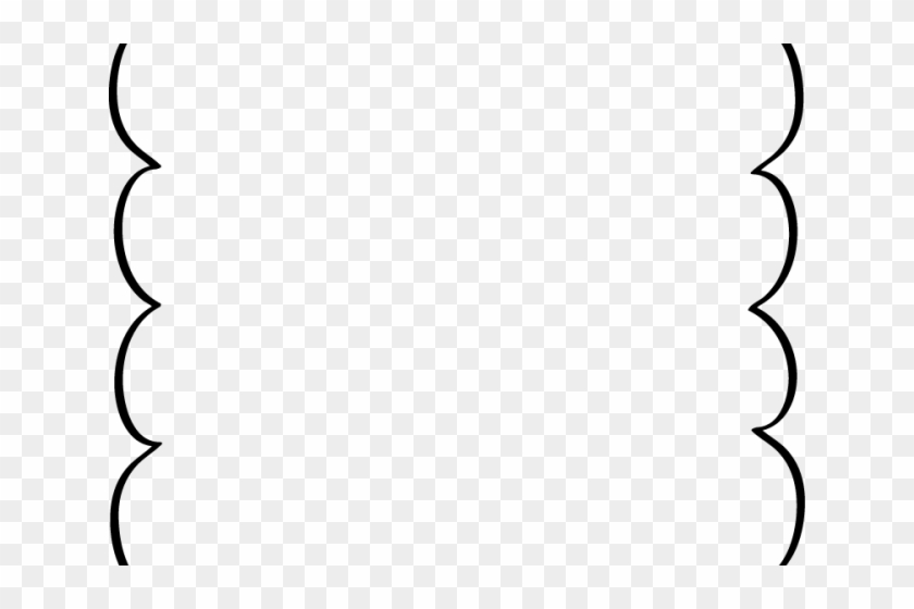 Download Edge Clipart Scalloped - Line Art - Png Download Png Download ...