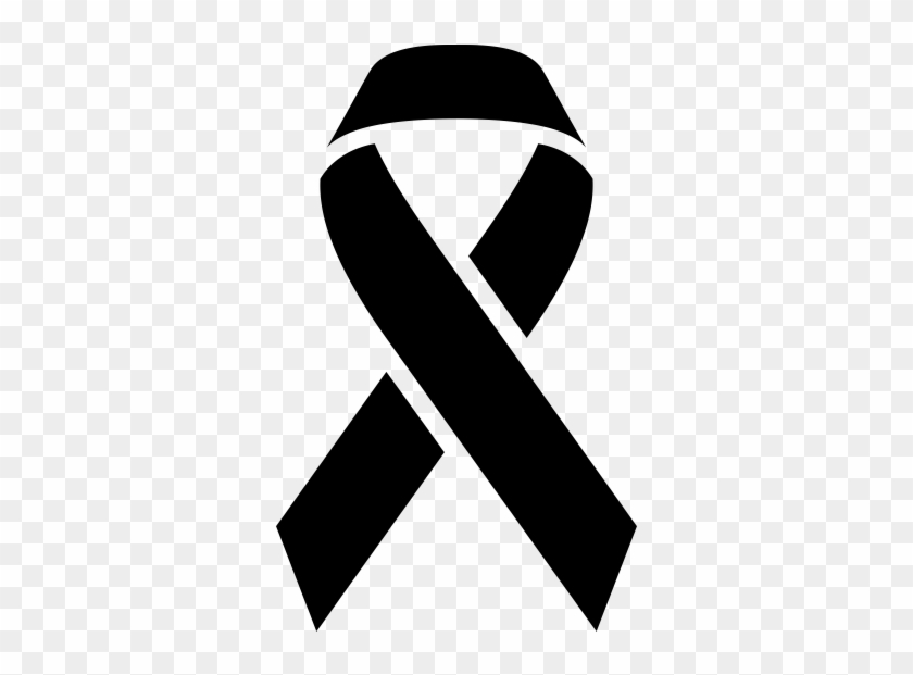 Download Ribbons - Cancer Ribbon Black And White Clipart Png Download ...