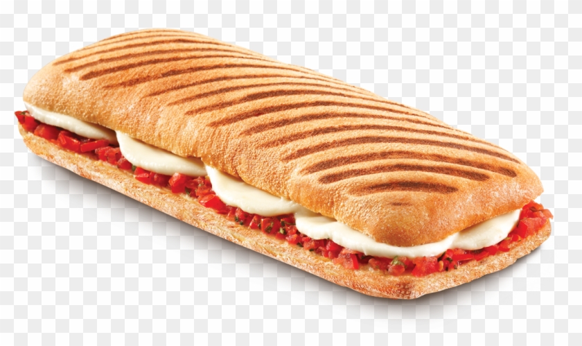 Mozzarella & Tomato - Panini Transparent Clipart (#3704181) - PikPng