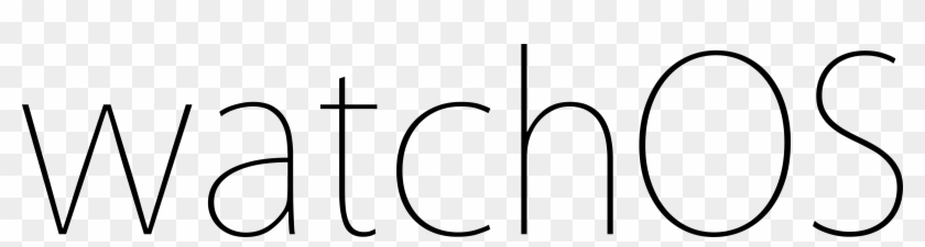 Apple Watchos Wordmark - Apple Watch Os Logo Clipart (#3706401) - PikPng