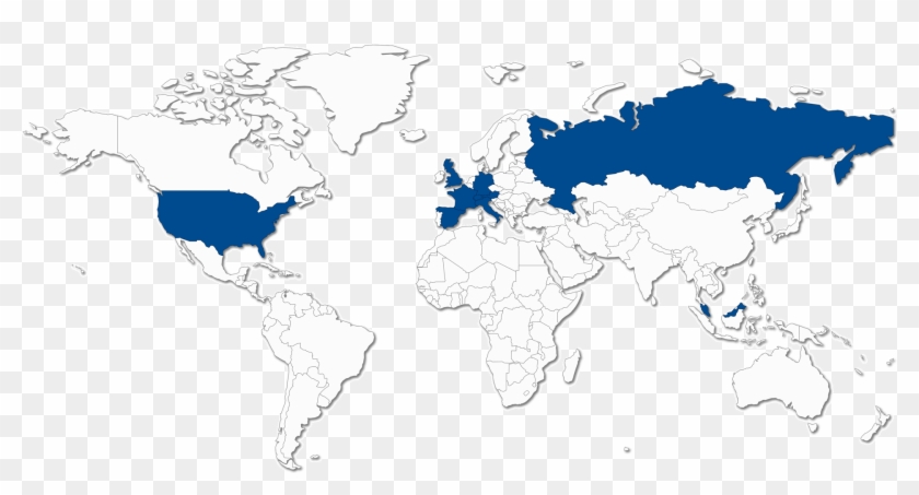 Worldmap - Unece Region Clipart (#3742251) - PikPng