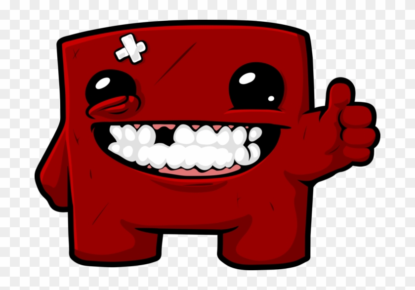 Super Meat Boy Logo Png - Super Meat Boy Png Clipart (#3756969) - PikPng