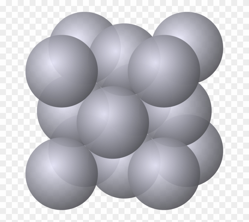 Download Png, Fcc Crystal Structure - Face Centered Cubic Structure 3d ...