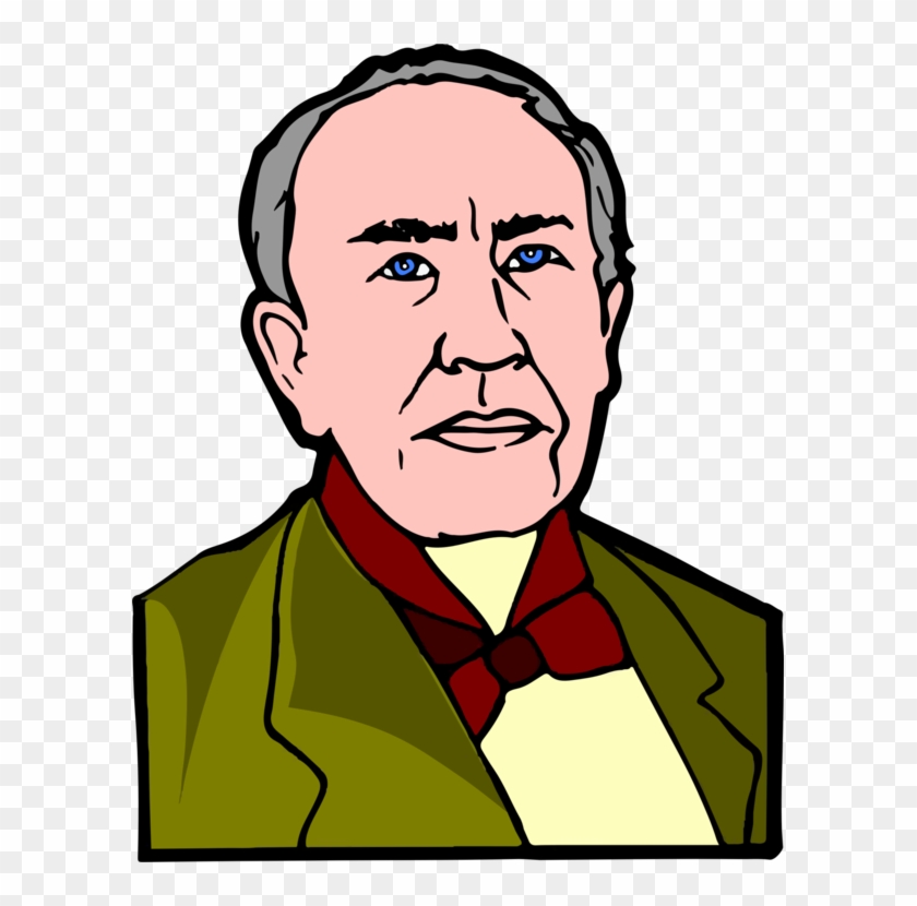 Thomas Edison Drawing Incandescent Light Bulb Invention - Thomas Edison ...