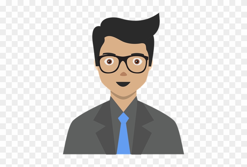 Icon Marketer Person Businessman Sales Business - Cartoon Clipart ...