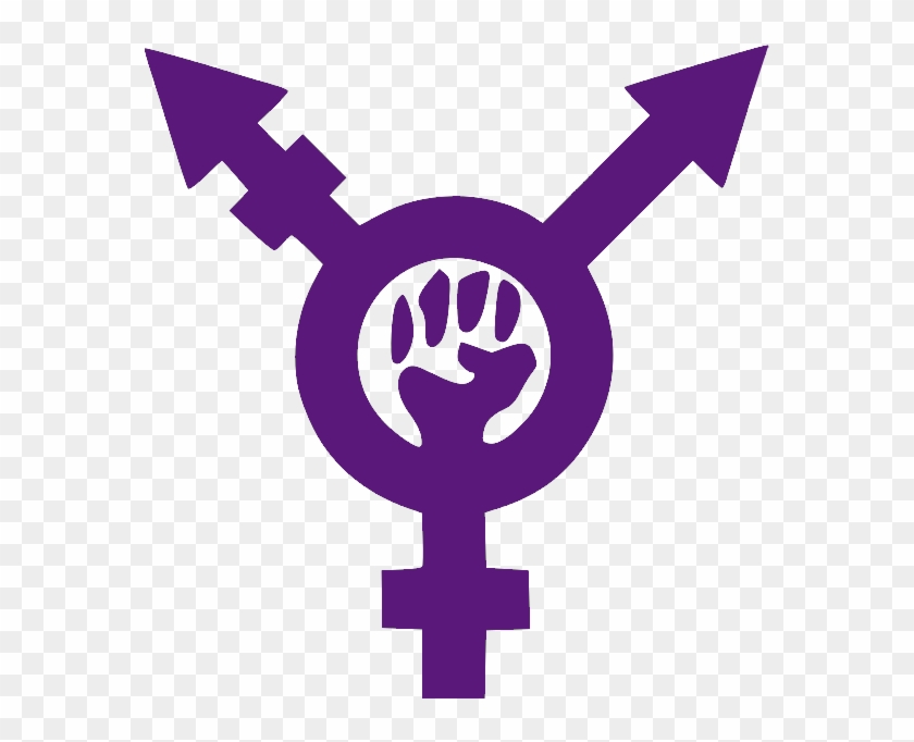 Transfeminism Symbol Purple - Intersectional Feminism Symbol Clipart ...