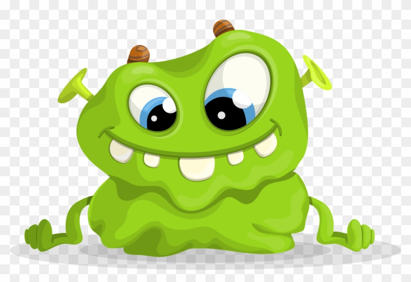 Green Monster Vector Character - Green Monster Cartoon Characters ...