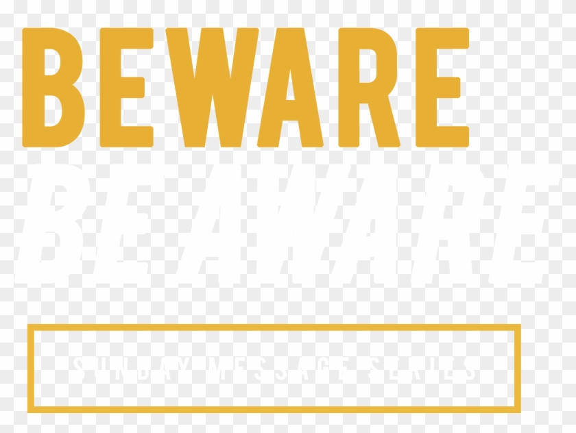 Beware - For Web - Orange Clipart (#3811994) - PikPng