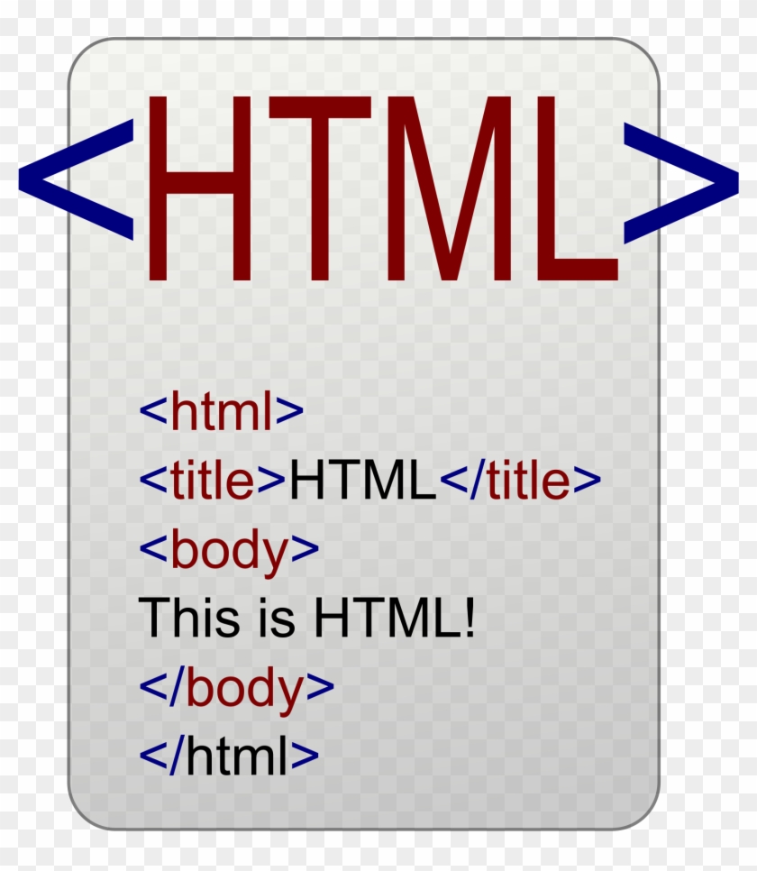 Html Logo Code Clipart (#3821328) - PikPng