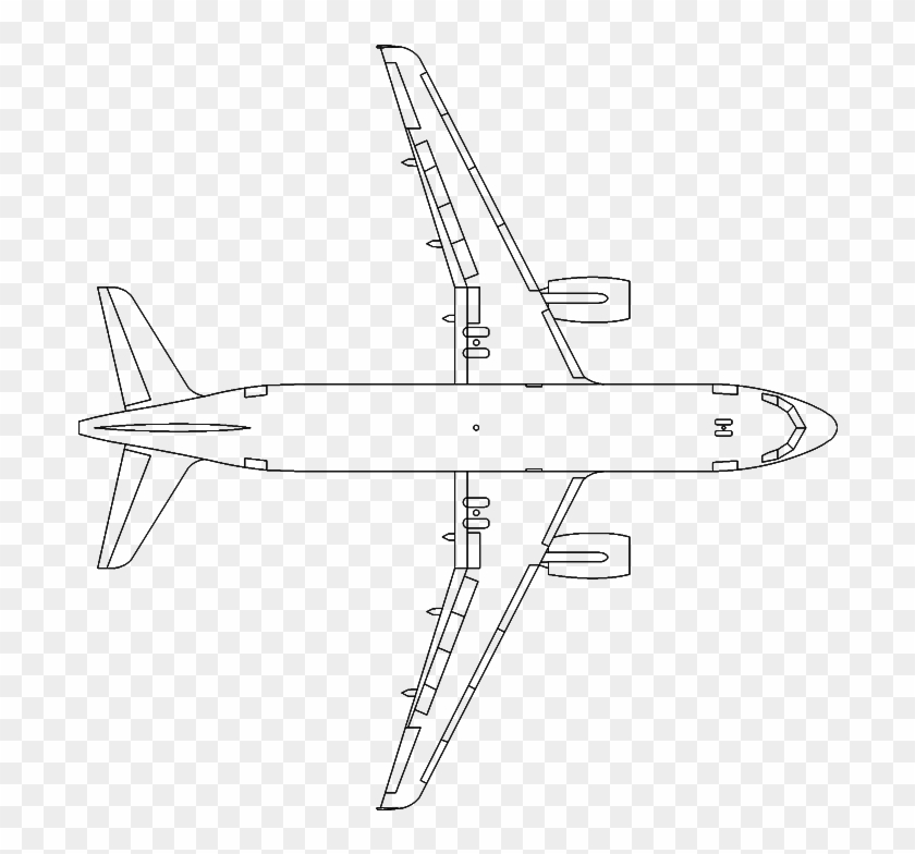 Download Plane - Airbus A320 Clipart Png Download - PikPng