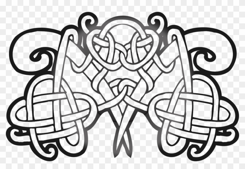Celtic Ornament Vector Free Spider Clipart (#3843764) - PikPng