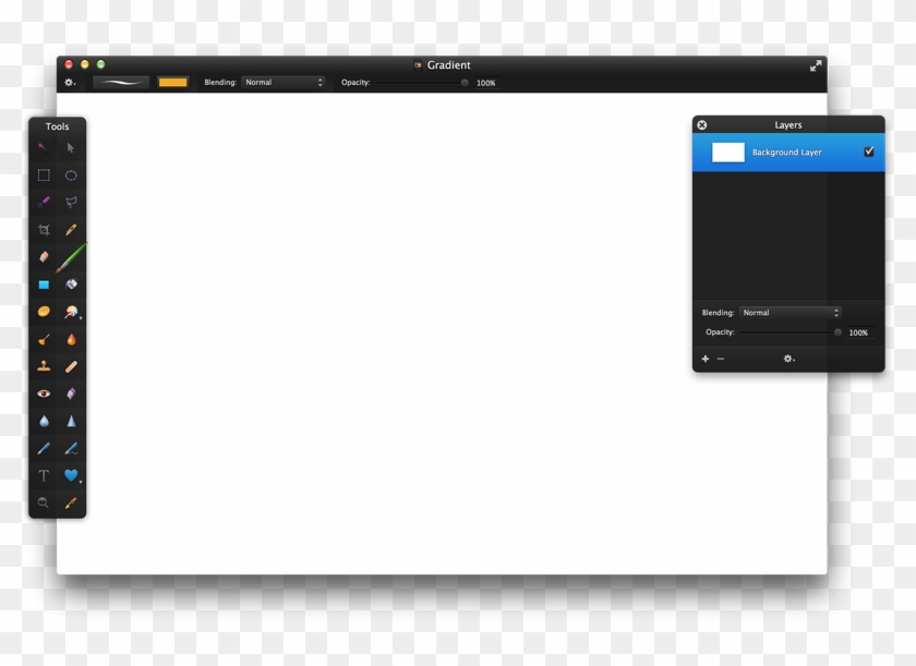 The Gradient Tool - Utility Software Clipart (#3848053) - PikPng