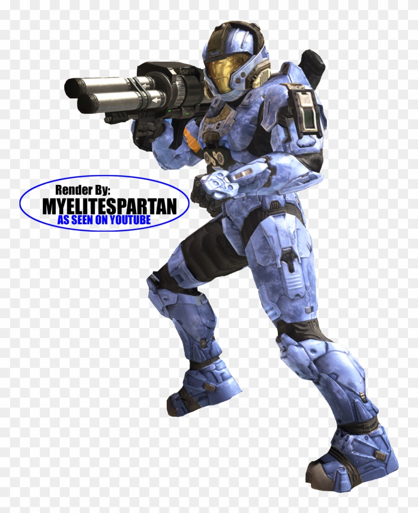 Download Halo Spartan Render Photo - Halo 3 Clipart Png Download - PikPng