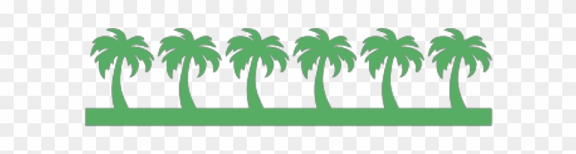 Palm Tree Border Clip Art - Png Download (#3890757) - PikPng