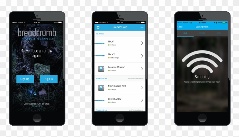Download Breadcrumb Tracker App - Bluetooth Trackable Arrow Nock ...