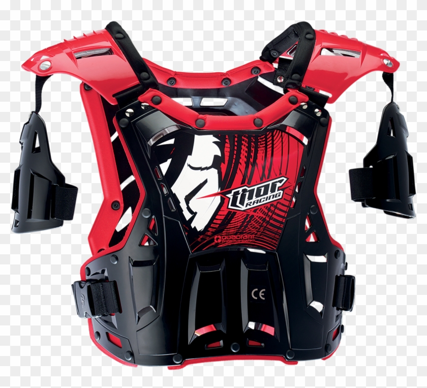 Quadrant Chest Protector Black Red - Vintage Shift Chest Protectors ...