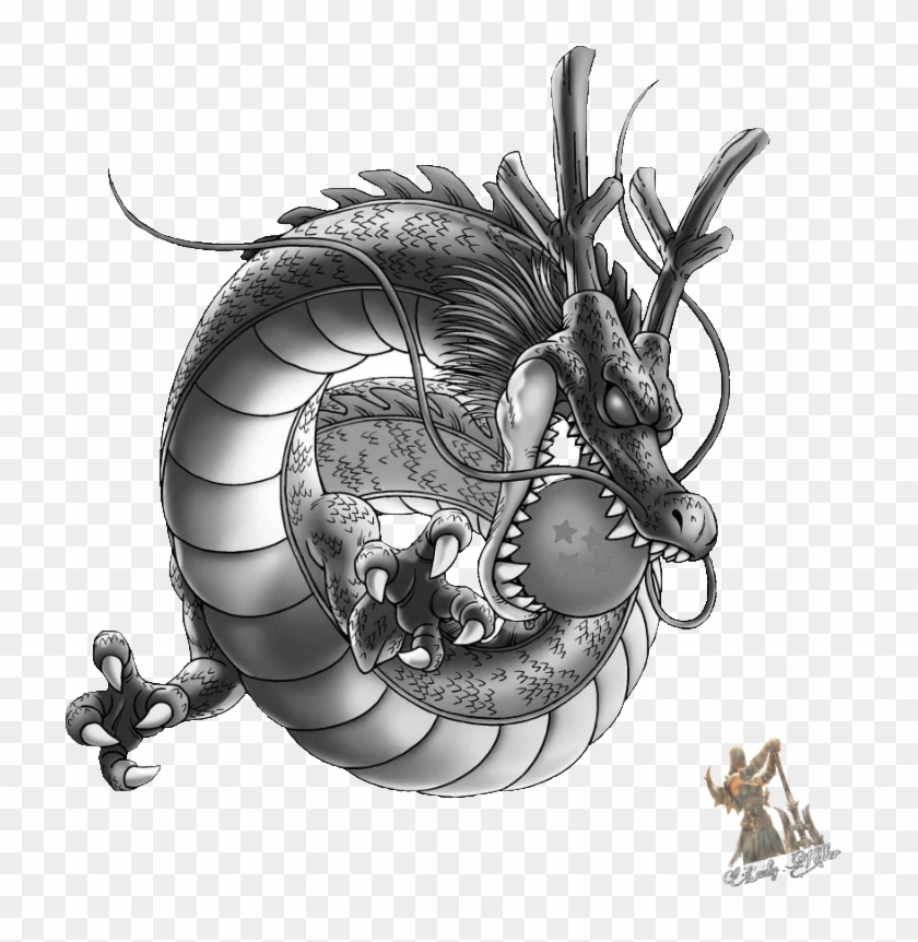Download Shenlong Sticker - Dragon Ball Z Tattoo Shenron Clipart Png ...