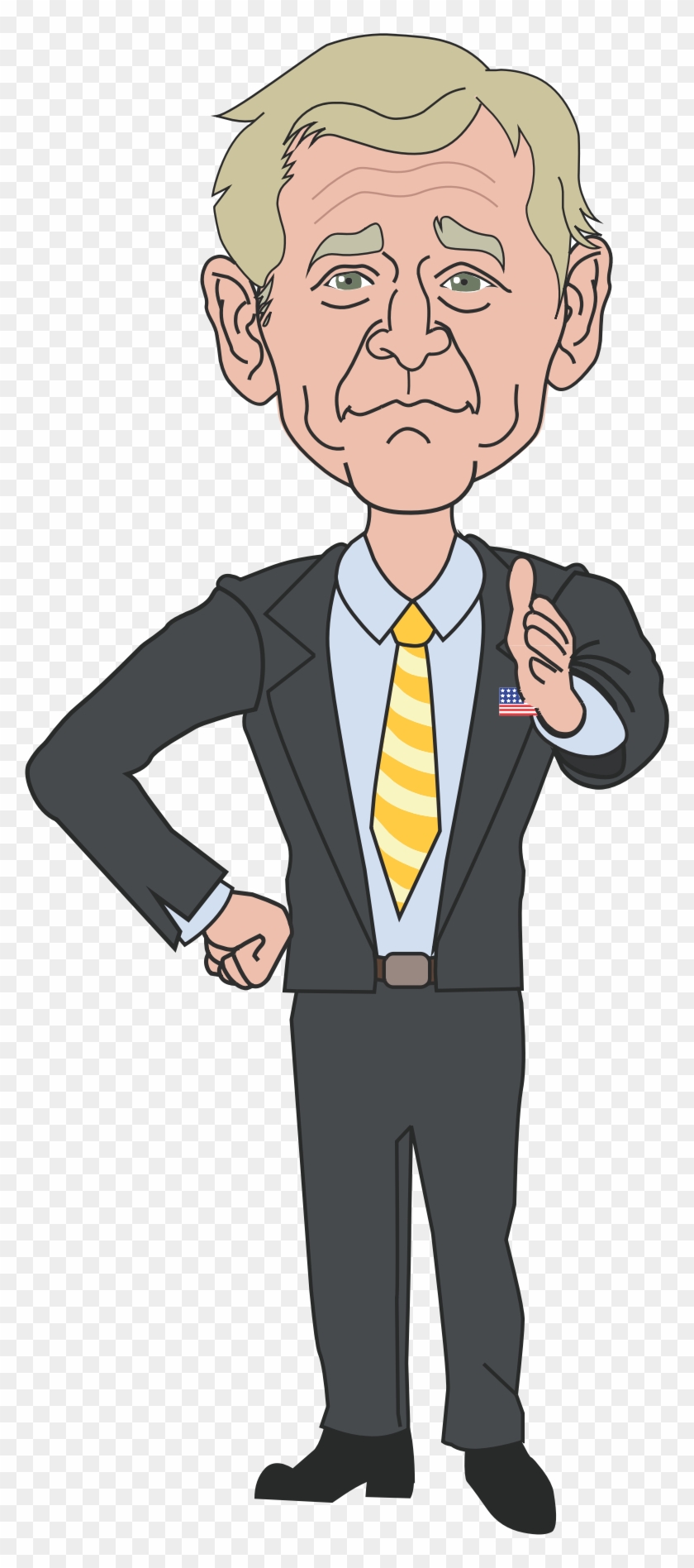 George - George W Bush Animated Clipart (#3922370) - PikPng