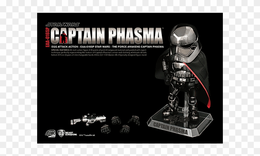 Download Captain Phasma Egg Attack Action Figure - Eaa016sp Clipart Png ...