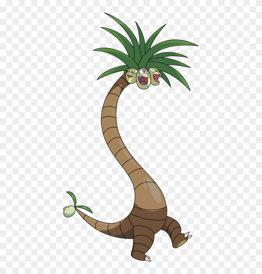 Pokemon 16103 Alolan Exeggutor Pokedex - Alolan Exeggutor Transparent ...