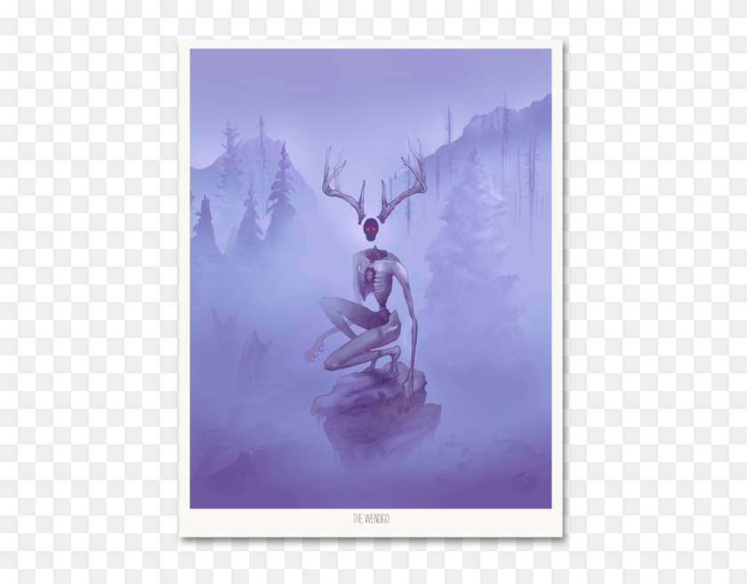 This One By Gavin Gray Valentine Also Captures The - Wendigo Watercolor ...
