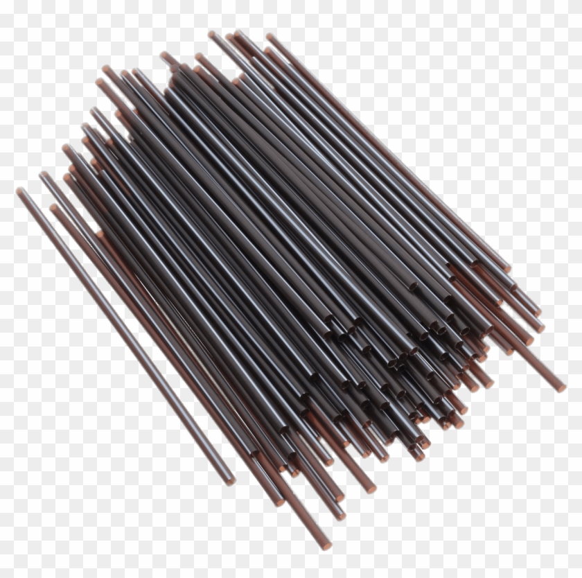 Black Straws - Drinking Straw Clipart (#3998202) - PikPng