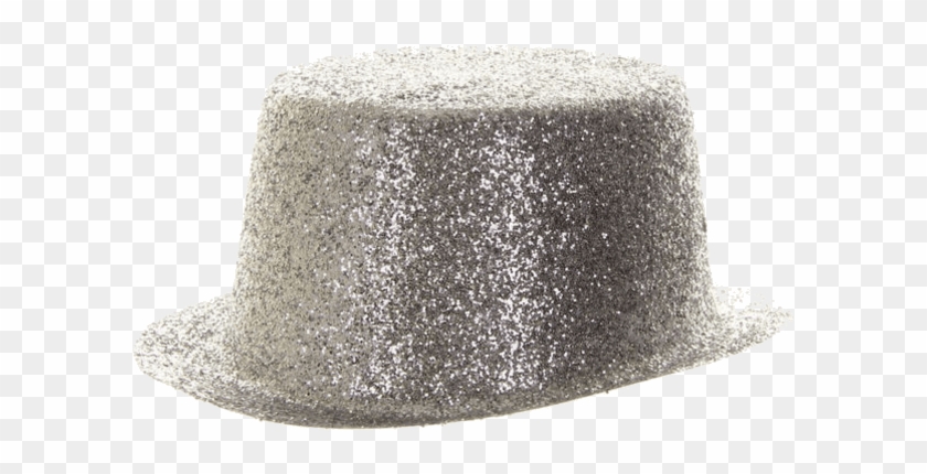 Download Silver Glitter Top Hat - Glitter Hat Png Clipart Png Download ...