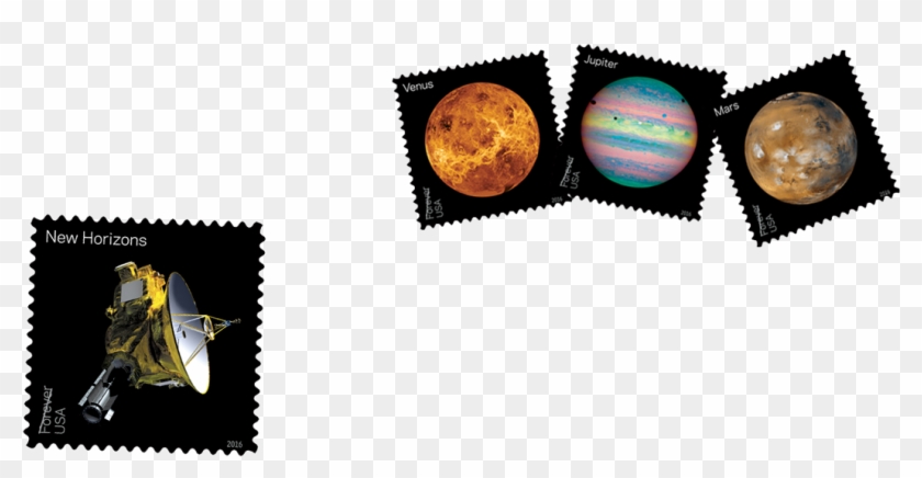 Svg Freeuse Pluto Explored And Views Of Our Planets - Post Stamp Png ...