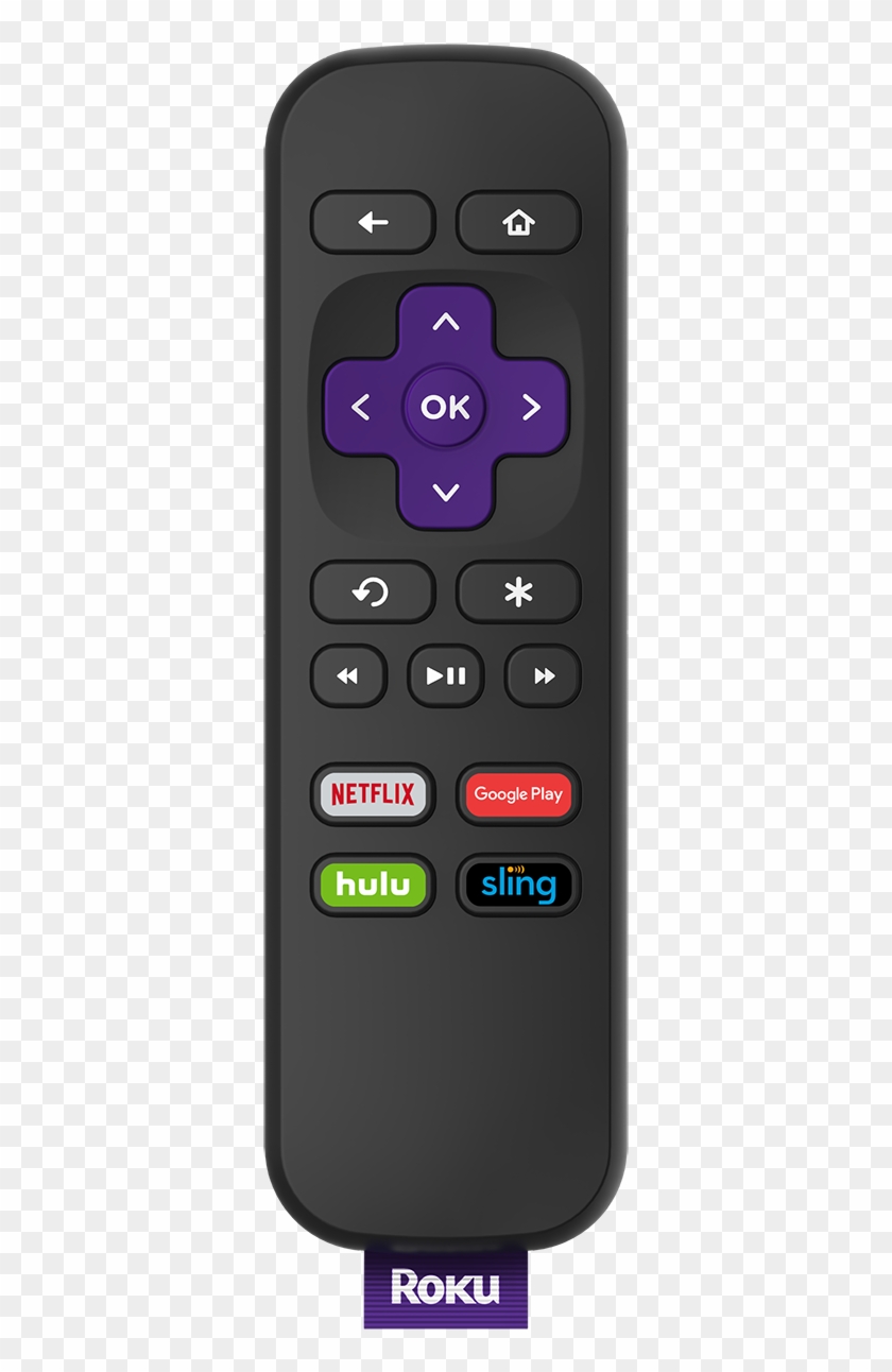 Download Remote Finder - Roku Remote Control Clipart Png Download - PikPng