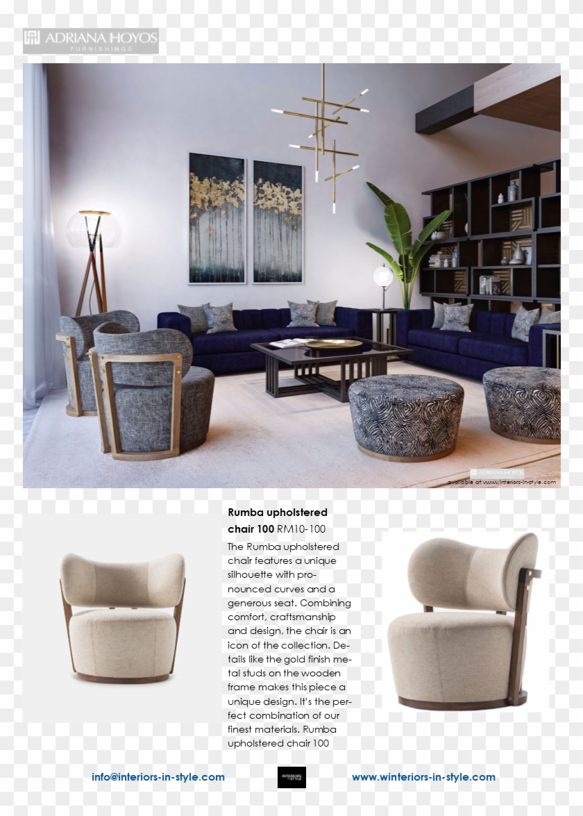 Rm10-100 Rumba Upholstered Chair 100 The Rumba Upholstered - Club Chair ...