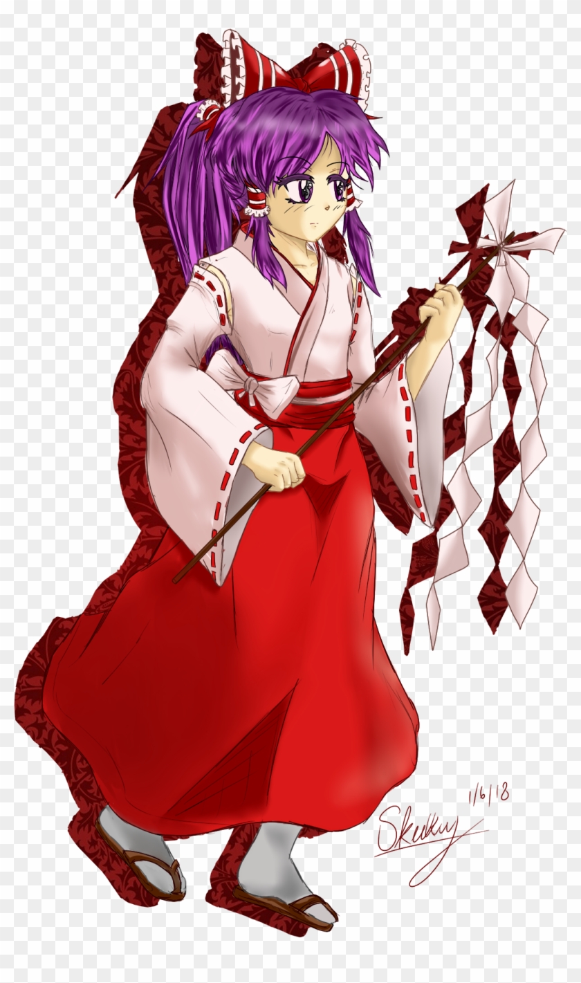 I Drew Pc-98 Reimu - Touhou Pc 98 Reimu Clipart (#4056895) - PikPng