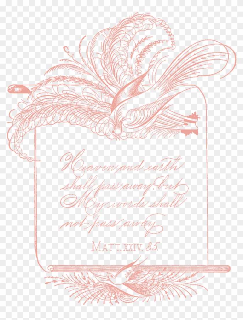 Free Vintage Clip Art - Calligraphy - Png Download (#4094171) - PikPng