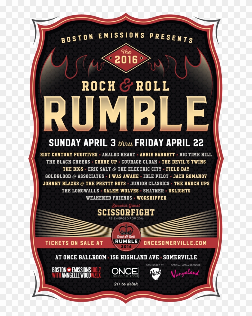 Download 2016 Rumble - Poster Clipart Png Download - PikPng
