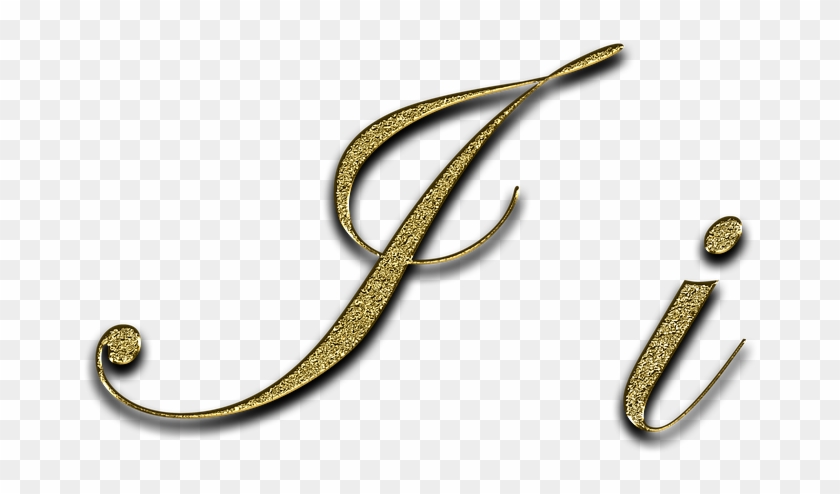 Download Letter, I, Gold, Font, Letter I, Leave, Type, Fonts - Font ...