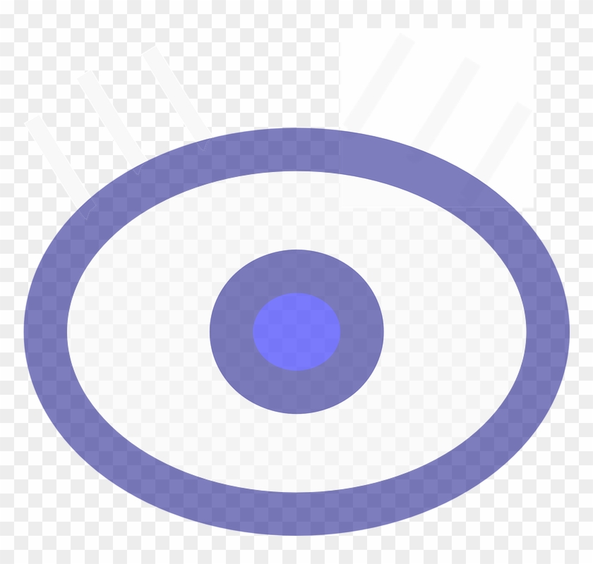 Eye Vision Look Eyesight Sight Iris Icon Eyeball - Circle Clipart ...