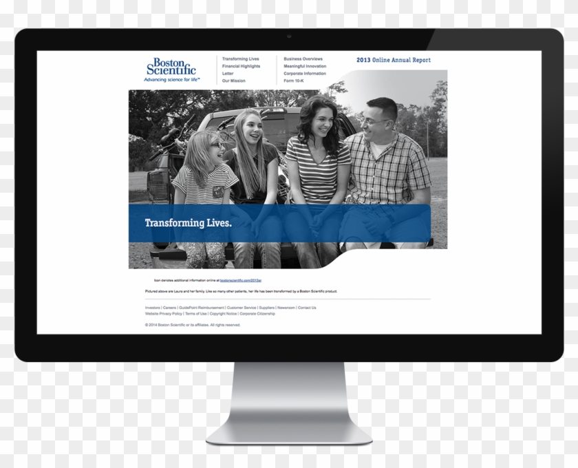 Boston Scientific Website - Computer Monitor Clipart (#4189506) - PikPng