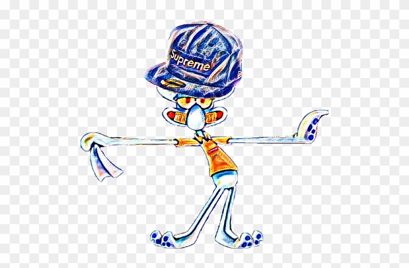 Like And Share Nickelodeon Hypebeast Spongebob Squidwar - Illustration ...