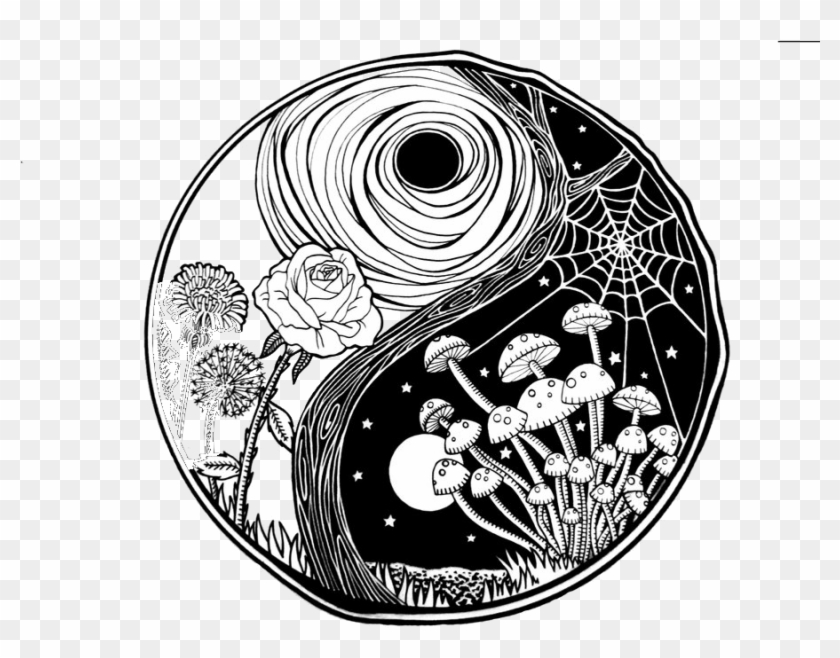 Collection Of - Yin Yang Trippy Clipart (#4198505) - PikPng