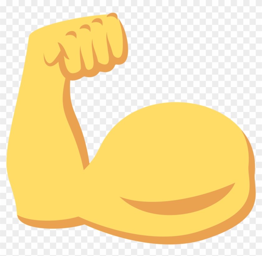 Download Hand Emoji Clipart File - Muscle Emoji - Png Download Png ...