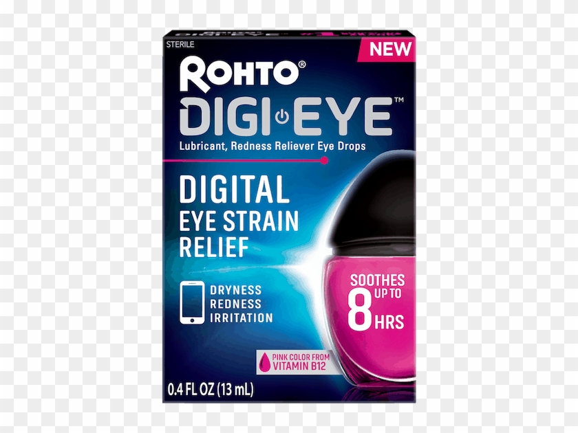 Rohto® Digi-eye™ Eye Drops Offer - Carmine Clipart (#4203954) - PikPng