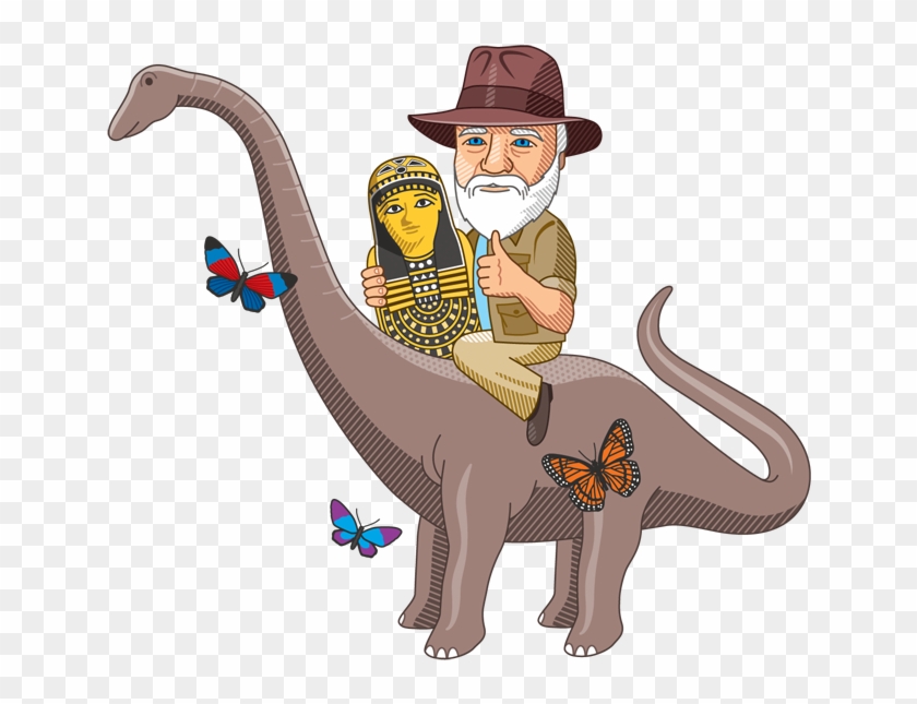 Dippy The Dinosaur - Cartoon Clipart (#4277584) - PikPng