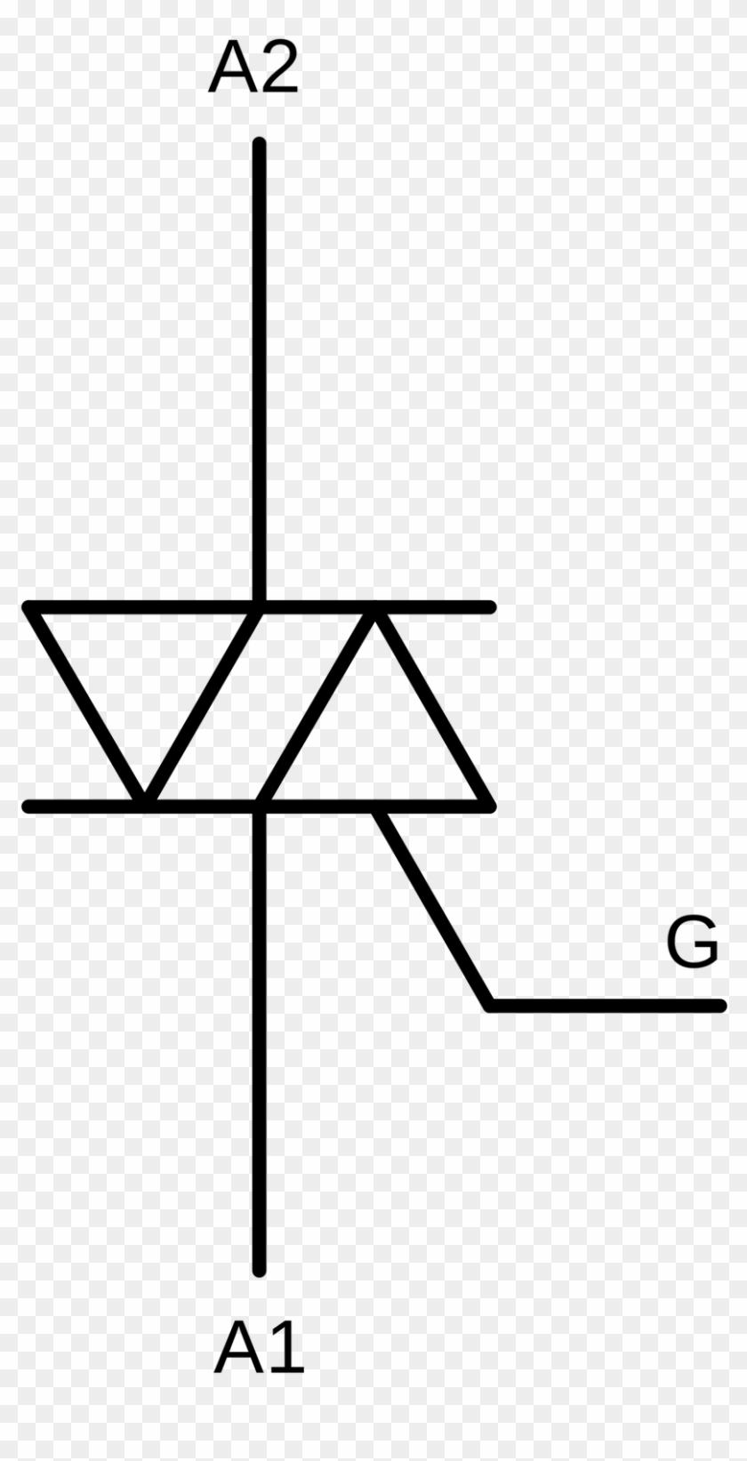 Symbol Large-size Triac Wikipedia - Tiristor Triac Clipart (#4294994 ...