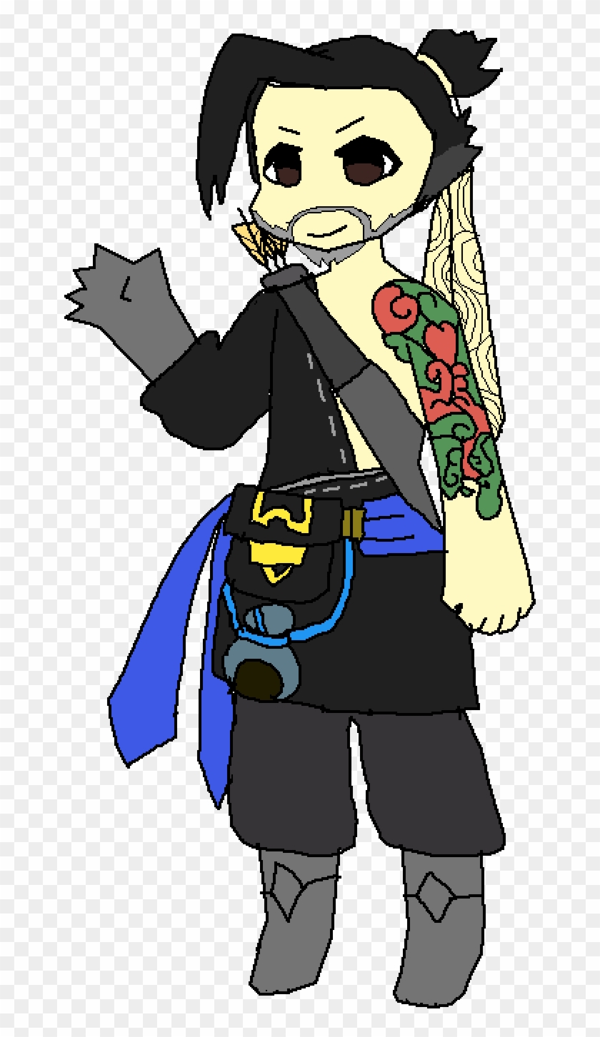 Hanzo Finished - Cartoon Clipart (#430482) - PikPng