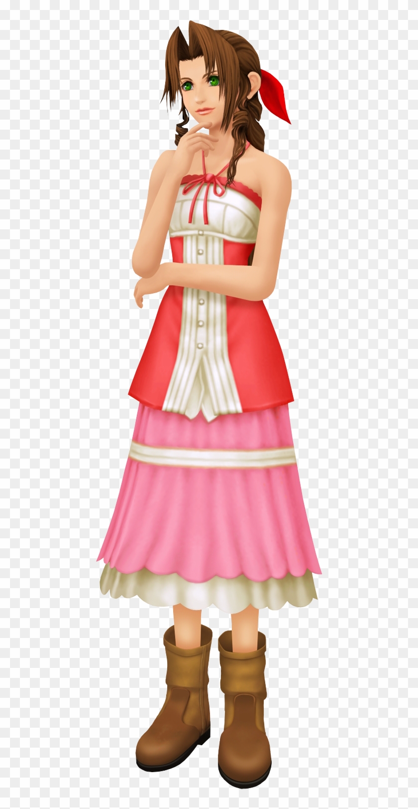 Aerith - Aerith Gainsborough Outfits Clipart (#430924) - PikPng