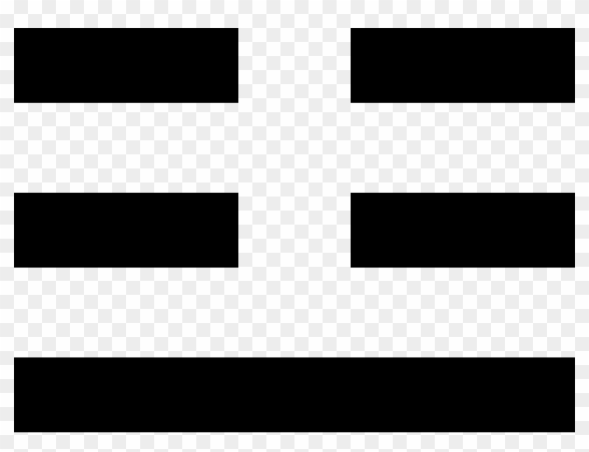 This Free Icons Png Design Of Thunder Trigram, Unicode Clipart (#434404 ...